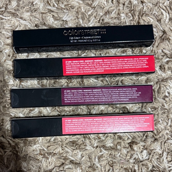 Color Street | Makeup | Color Street Lip Liner Combo Bold Red ...
